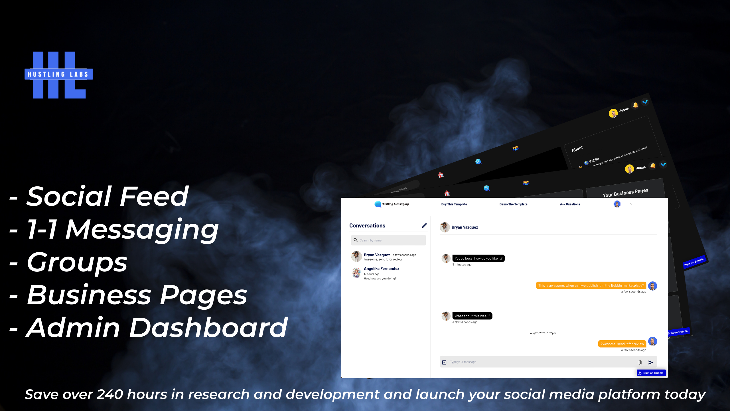 Societal Labs - Like Facebook Template | Bubble